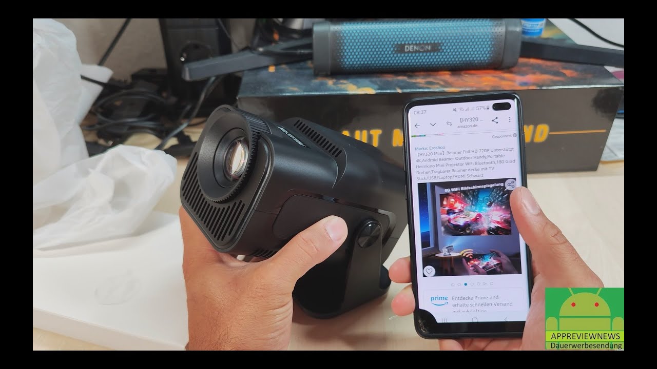 Ultimativer Test: Eroshoo HY320 mini Beamer – Kompakter 720p Projektor ...