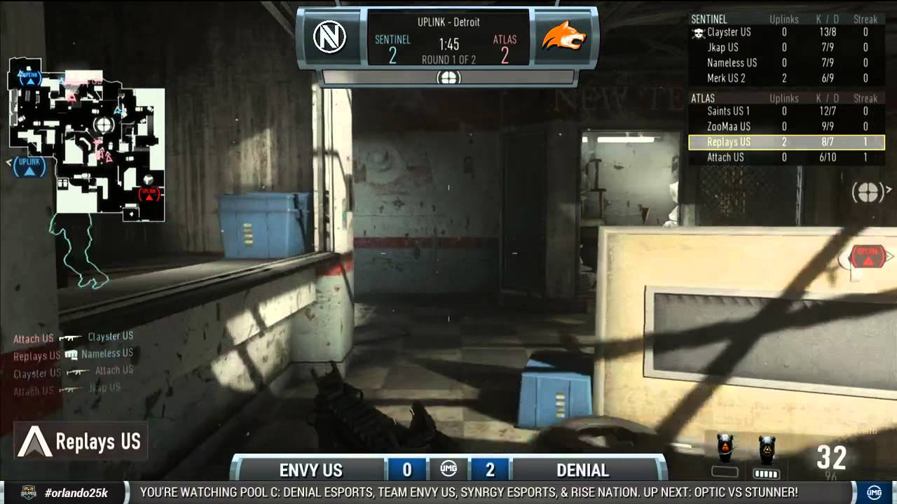 UMG Orlando 25k - Pool Play - Denial vs. EnvyUs - Game 3 - YouTube