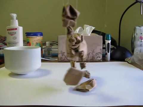 Cardboard Marionette - YouTube