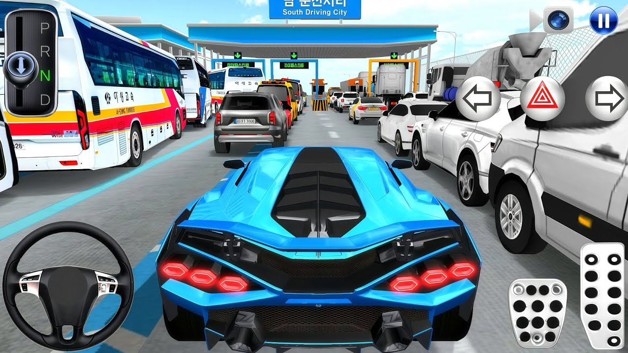 New Eight Lane High Speed Highway Road & Toll Gate Pass-3D driving ...