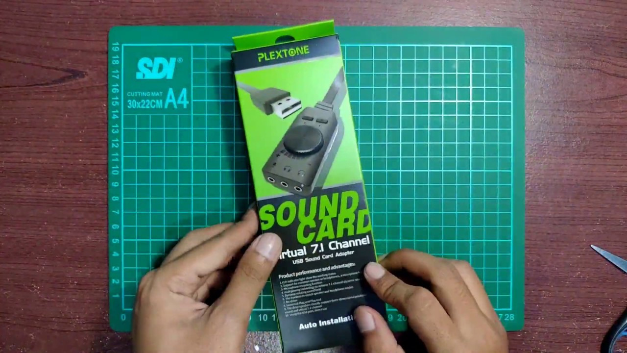 Plextone GS3 Sound Card USB Adapter 7.1 Komputer Laptop Mac Windows ...