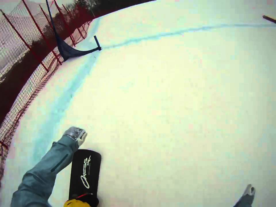 Canada games 2011 Snowboard cross course training run, Martock NS - YouTube