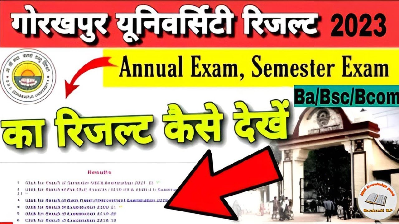 Ddu Gorakhpur University Ka Result Kaise Dekhen 2023 How To Check Ddu Gorakhpur University