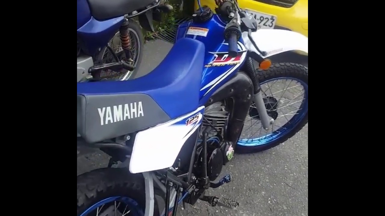 Yamaha Dt 125 Azul Stunt - YouTube