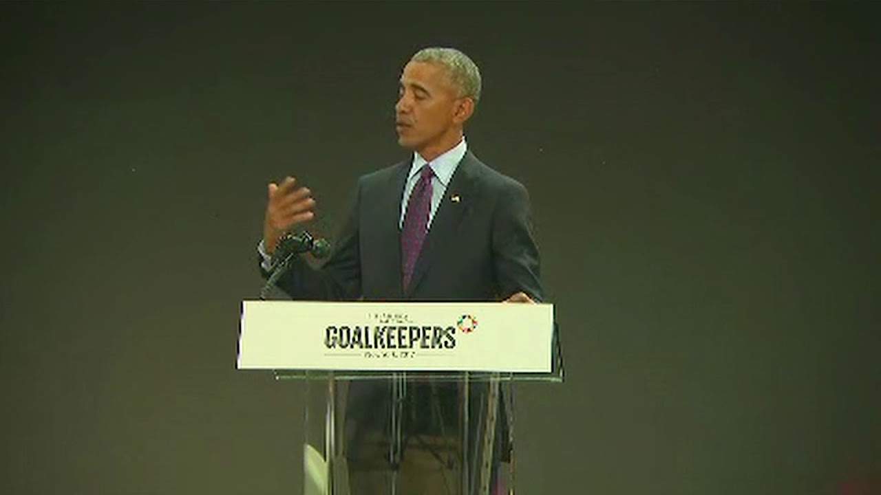 Obama’s speech at the Gates Foundation, in three minutes - YouTube