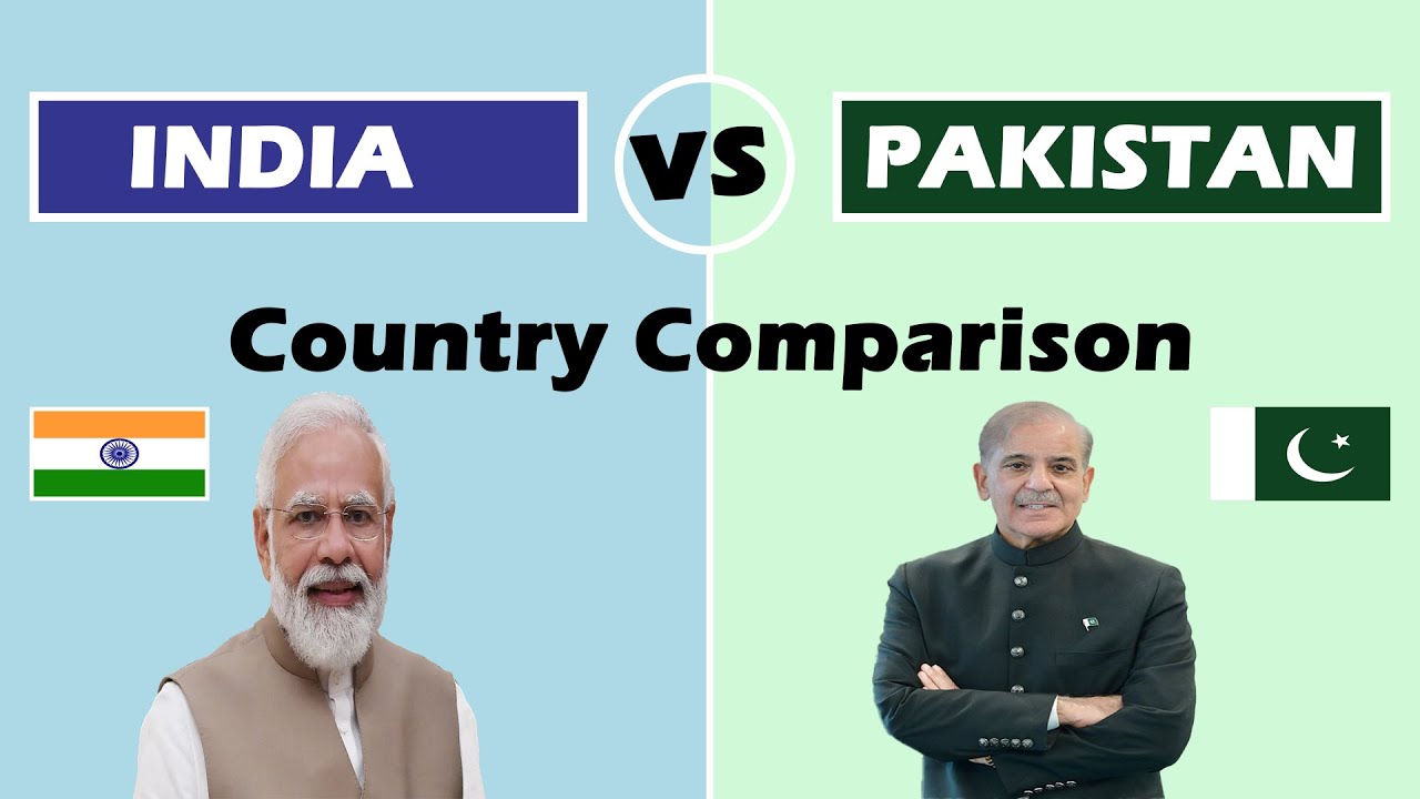 India Vs Pakistan Country Comparison - YouTube
