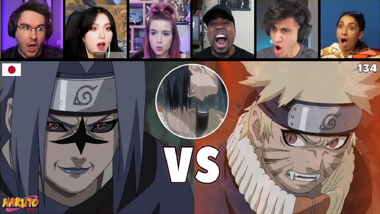 Naruto VS Sasuke Reaction Mashup (Part 2/2) | Naruto Episode 134 - YouTube