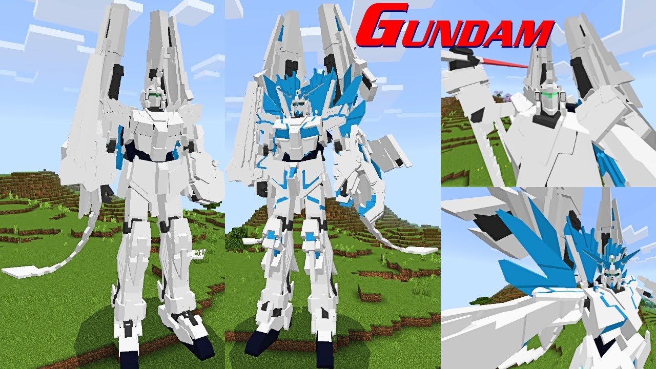 Addon de Gundam para Minecraft PE || GUNDAM MCPE - YouTube