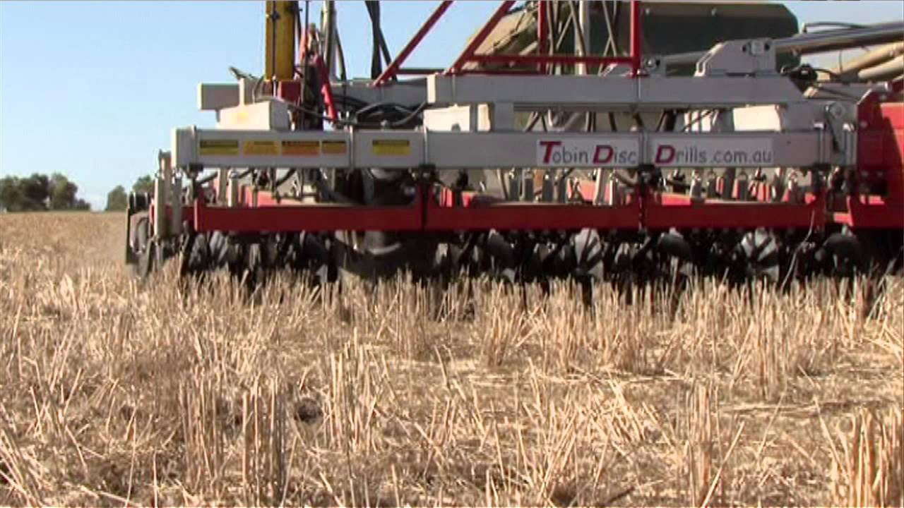 No Till - 05 Retain Moisture - Tobin No-Till - Disc Drill Seeding - YouTube