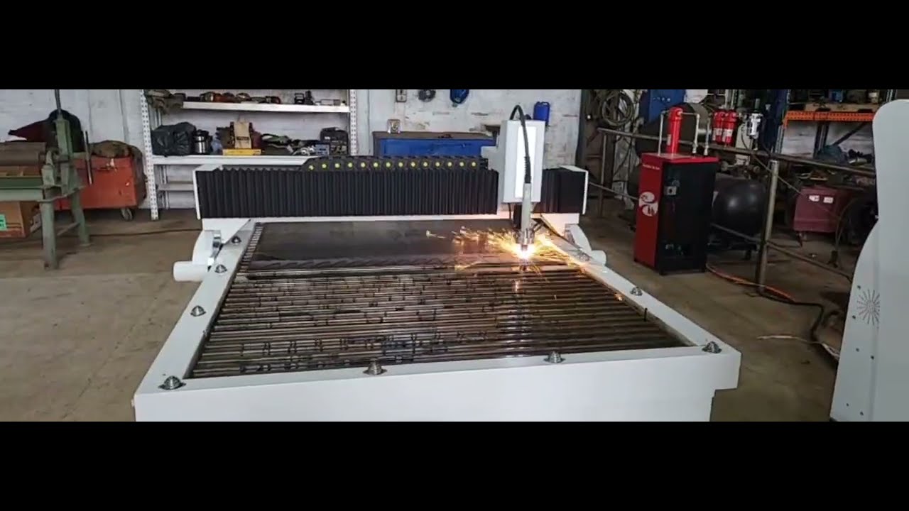 Hugong FlashCut CNC Plasma Machine (6077) - YouTube