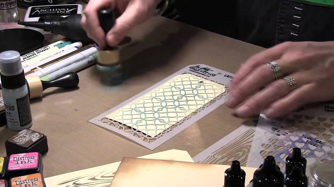 Tim Holtz at Ranger - New Products - CHA Winter 2014 - YouTube