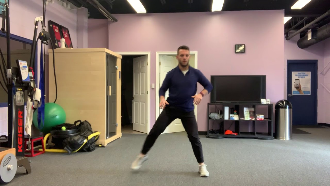 Lateral Lunge to March - YouTube