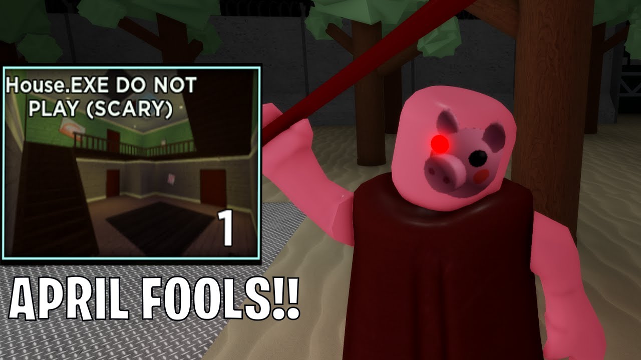 How To Escape HOUSE.EXE in PIGGY!! (April fools update) - YouTube