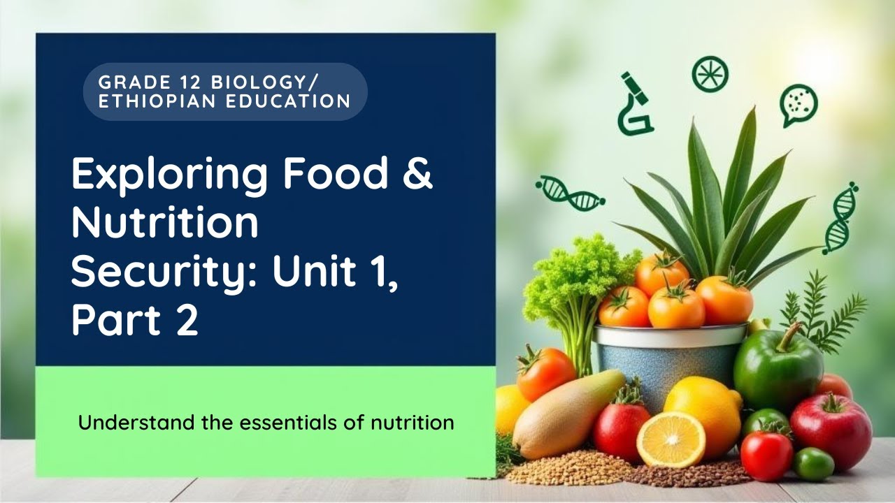 Grade 12 Biology | Unit 1, Part 2: Food & Nutrition Security (Amharic ...