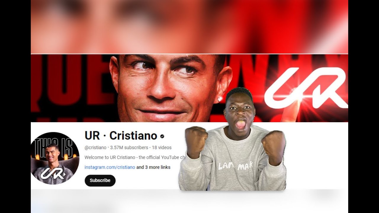CHRISTIANO RONALDO LAUNCHES HIS OFFICIAL YOUTUBE CHANNEL. - YouTube