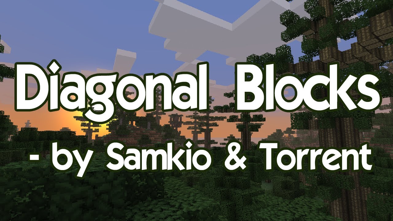 Plugin Showcase - Diagonal Blocks - WoopaGaming - YouTube