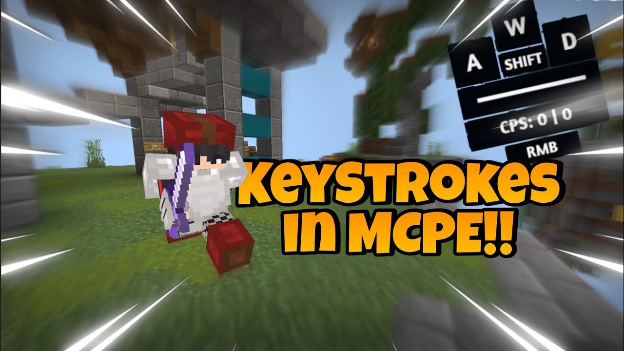 Hive SkyWars with KEYSTROKES | THE BEST MCPE CLIENT!! - YouTube
