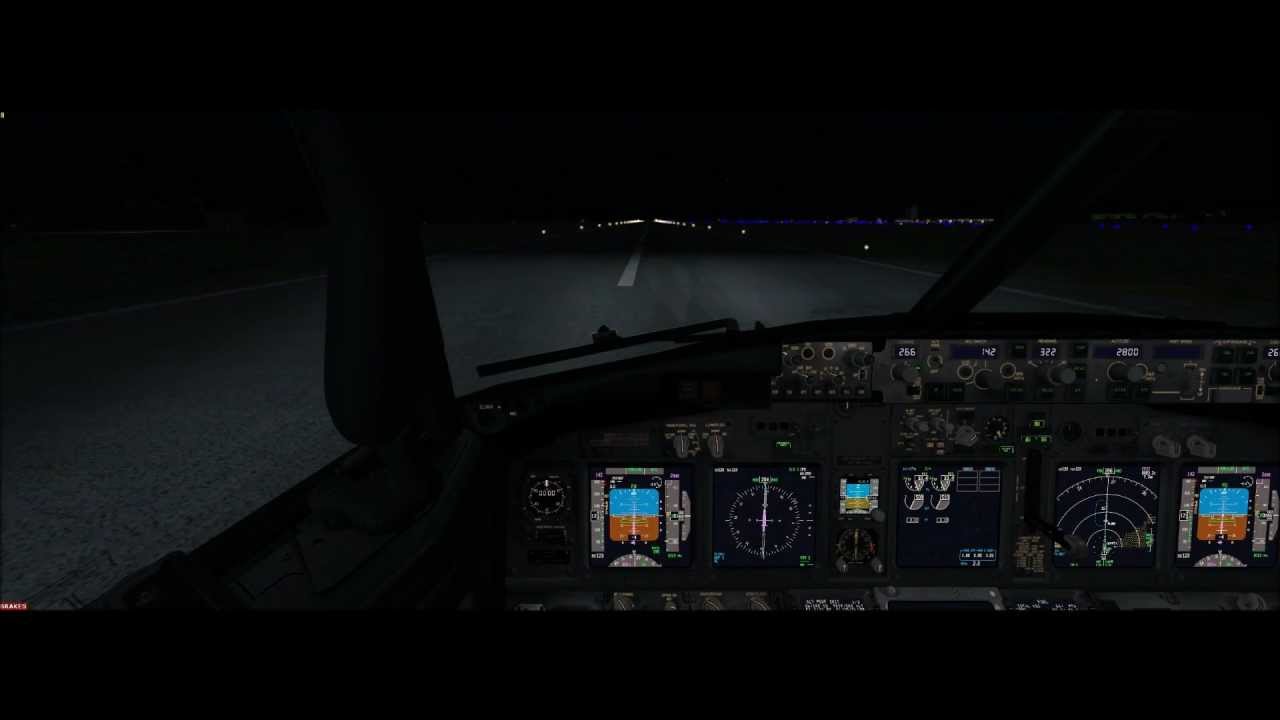 Night ILS approach Pula Airport - YouTube