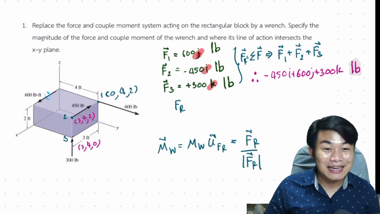 Further Simplification of a Force and Couple System STATICS Ch.4 ...