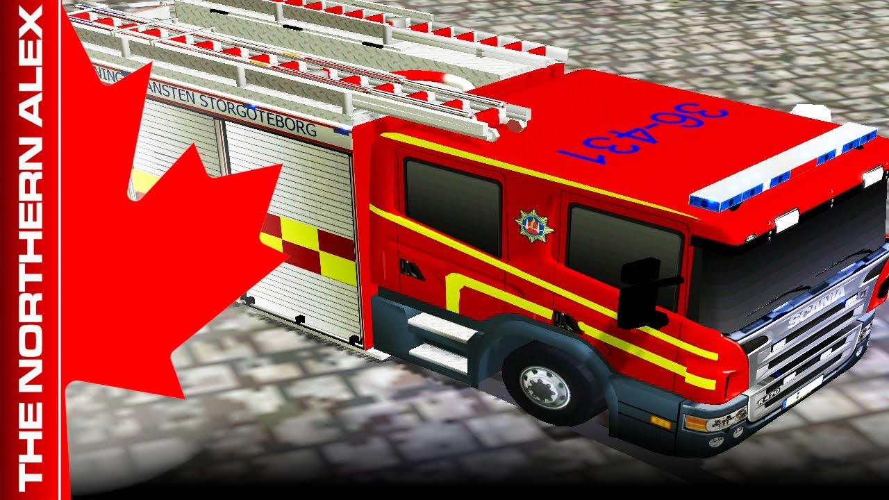 Fighting fire without water! Emergency 4 Lerum mod - YouTube