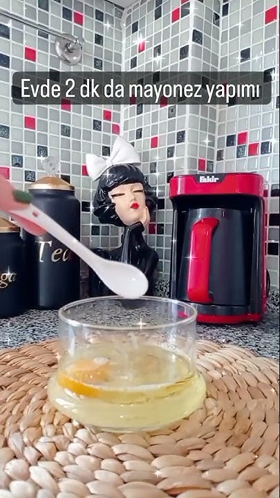 evde mayonez yapımı malzemeler. - YouTube