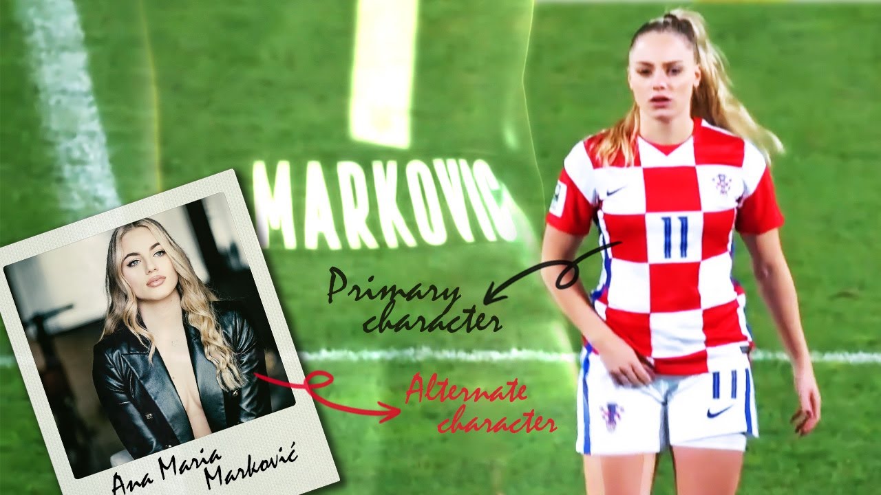 Hottest Player Woman, Ana Maria Markovic scores the first goal | CRO vs ...