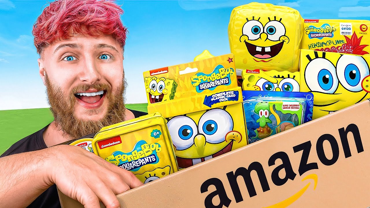 Unboxing 100 SpongeBob Mystery Toys... (Ultra Rare Finds!) - YouTube