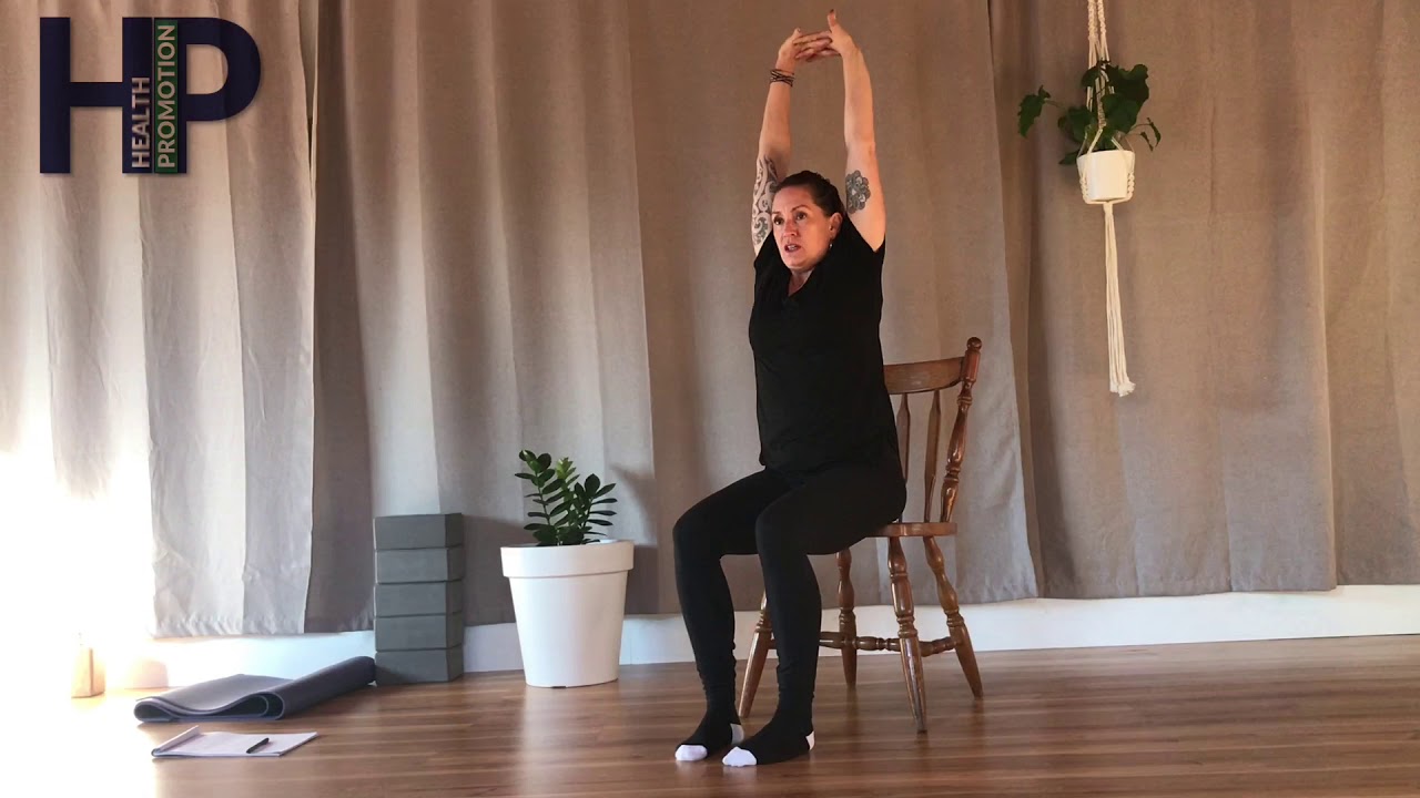 Workplace Stretch with Yoga Instructor Amanda Claire 18/06/2020 - YouTube