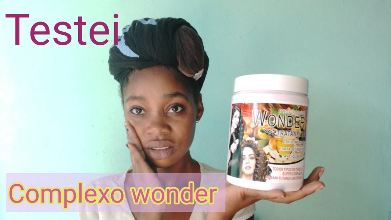 Testei o creme de tratamento da wonder profissional + finalizacao - YouTube