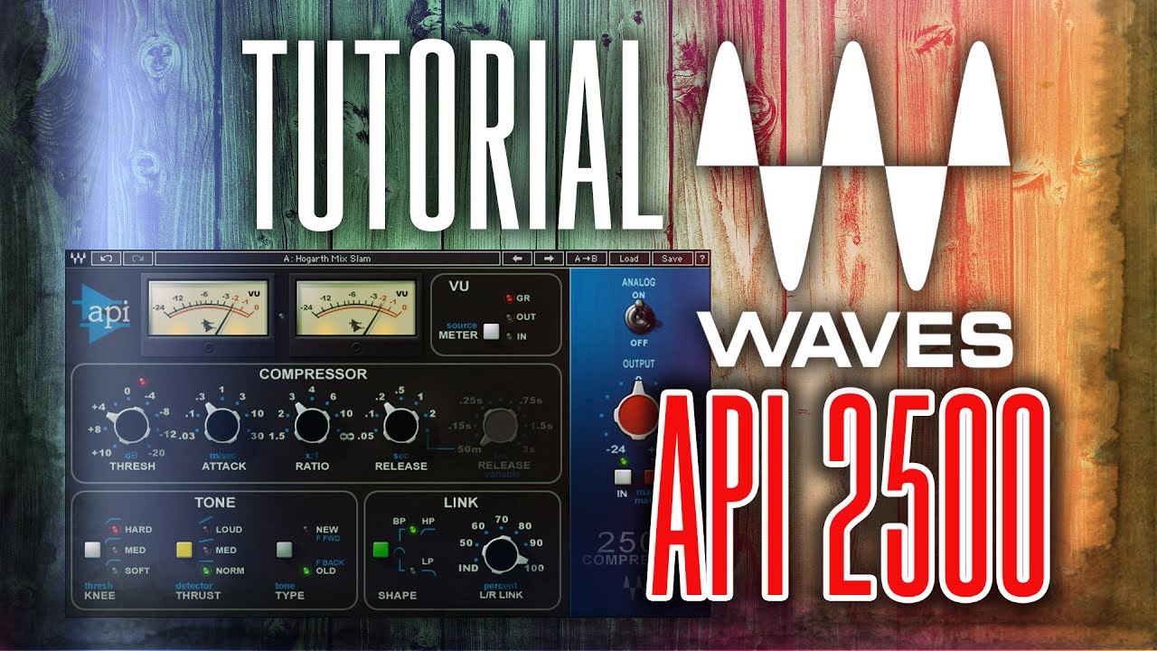 TUTORIAL WAVES: Compresión con API 2500 - YouTube