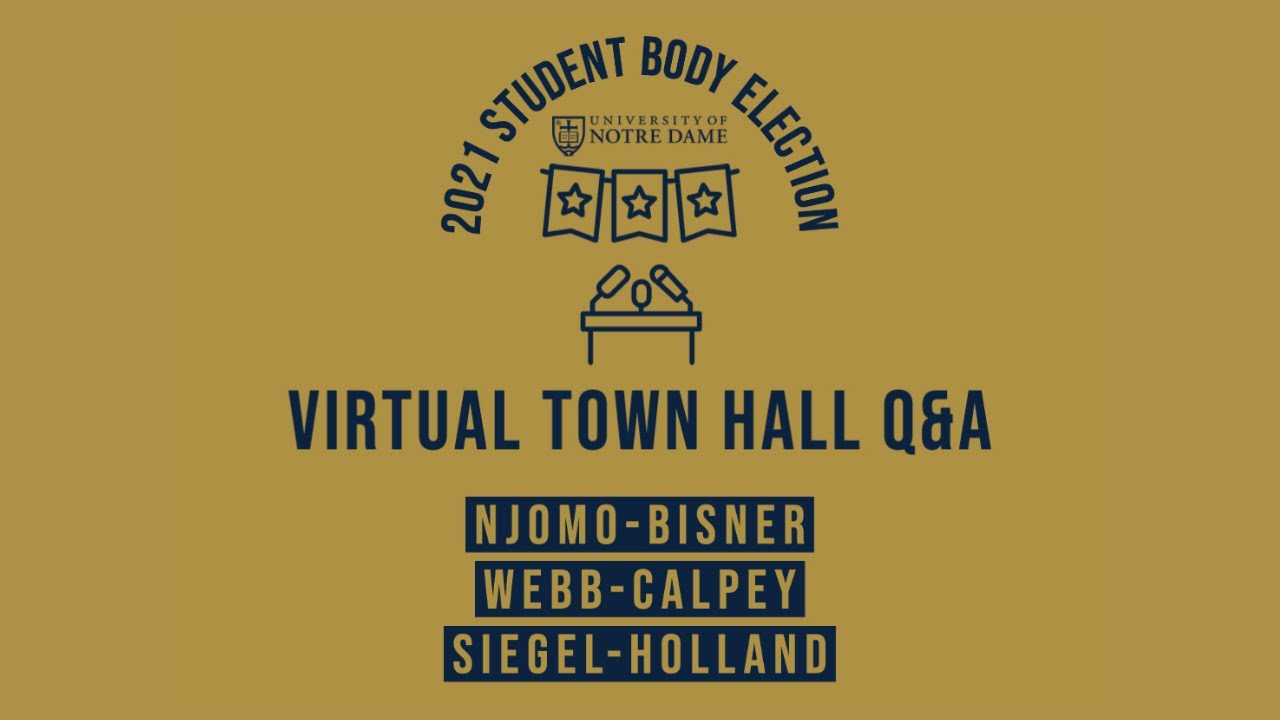 2021 Student Body Election Town Hall - YouTube