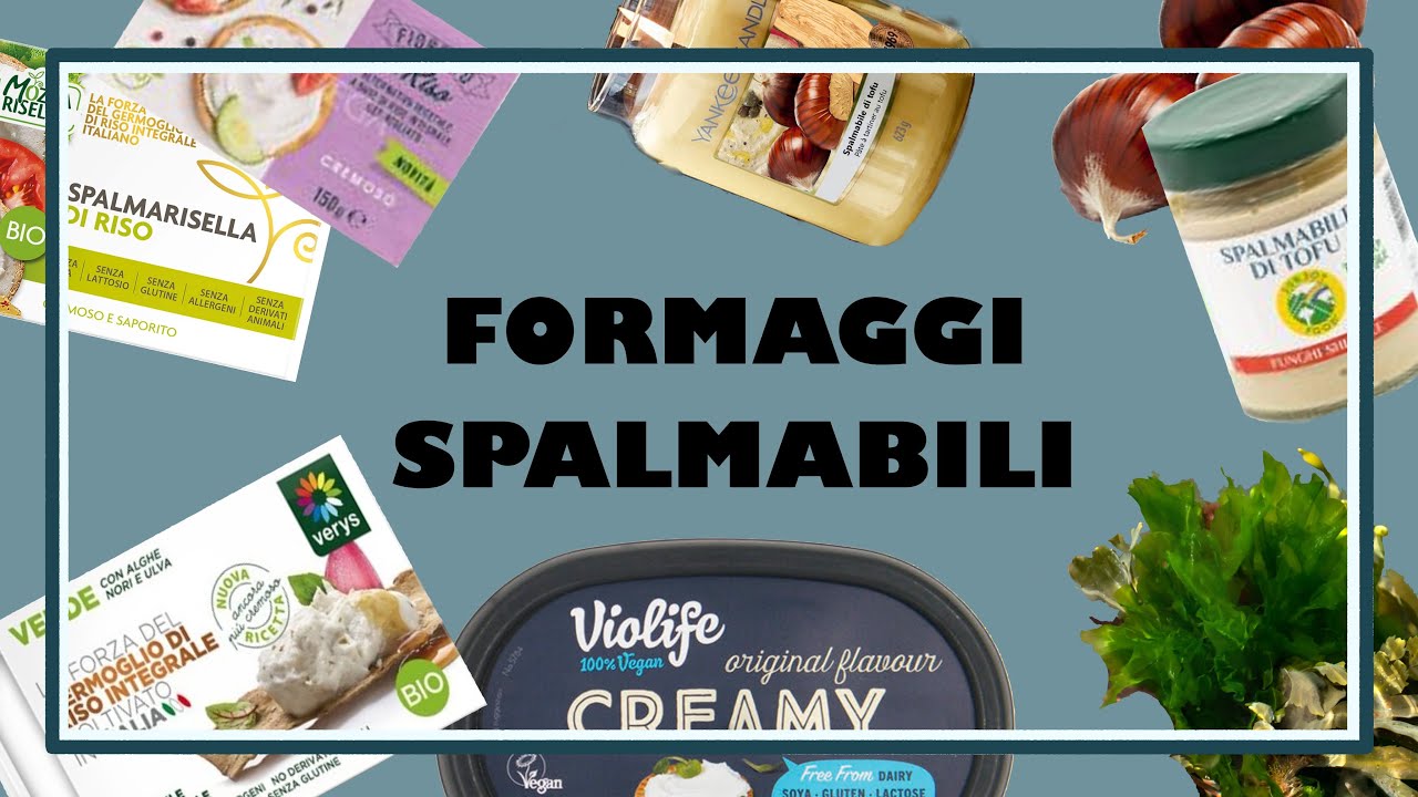 "Formaggi" spalmabili vegani con tre ostagg... ehm, ospiti - YouTube