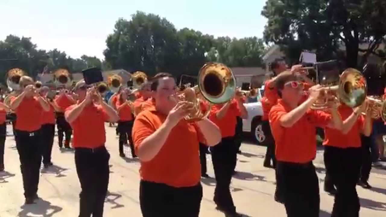 Minooka High School Marching Indians at the 2015 Three Rivers Fest ...