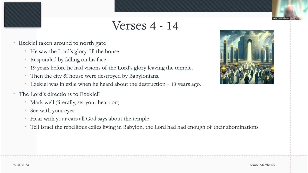 Ezekiel Part 2 Lesson 6 Class discussion - YouTube