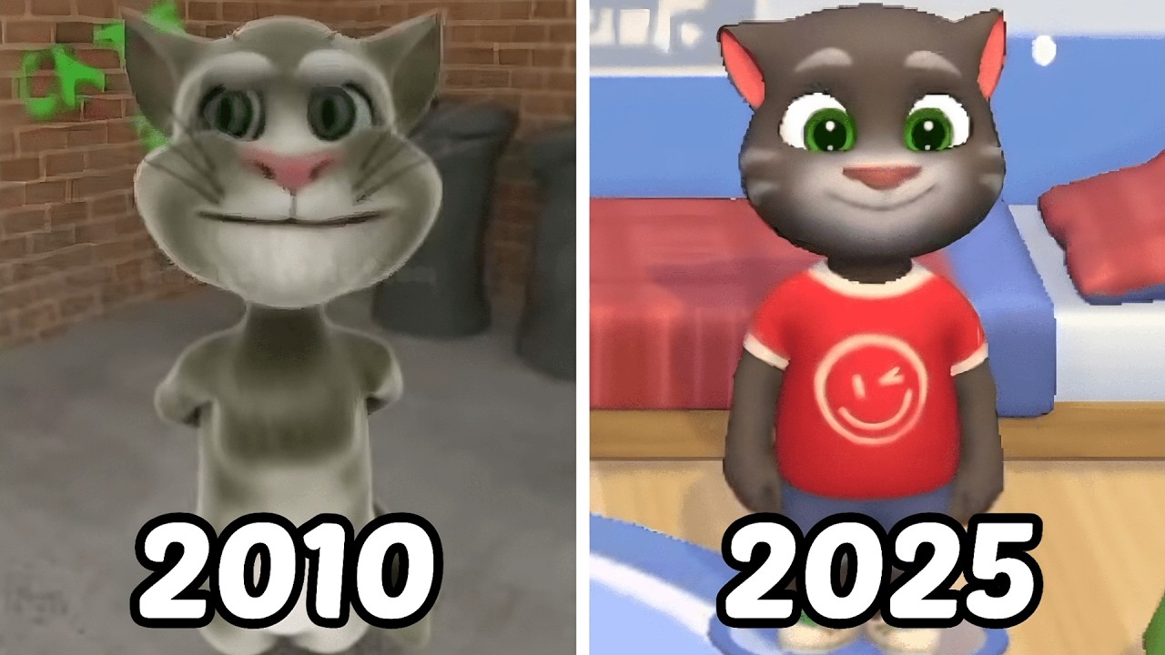 Talking Tom Evolution – 15 Years Of Games (2010–2025) - YouTube