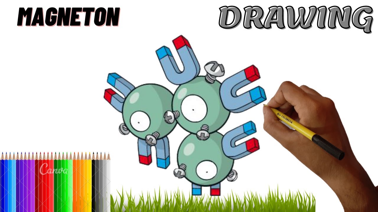 How To Draw Magnezone Pokemon | Drawing - YouTube
