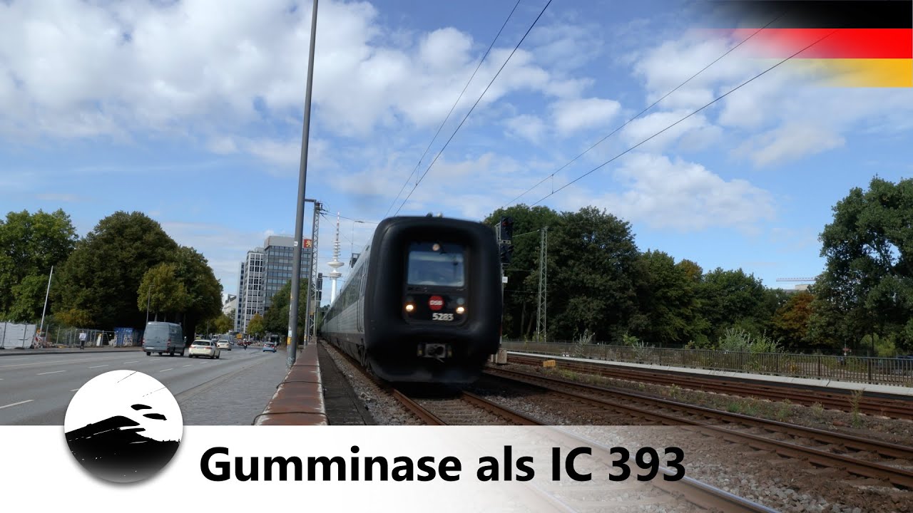 DSB IC3 als IC 393 in Hamburg - YouTube
