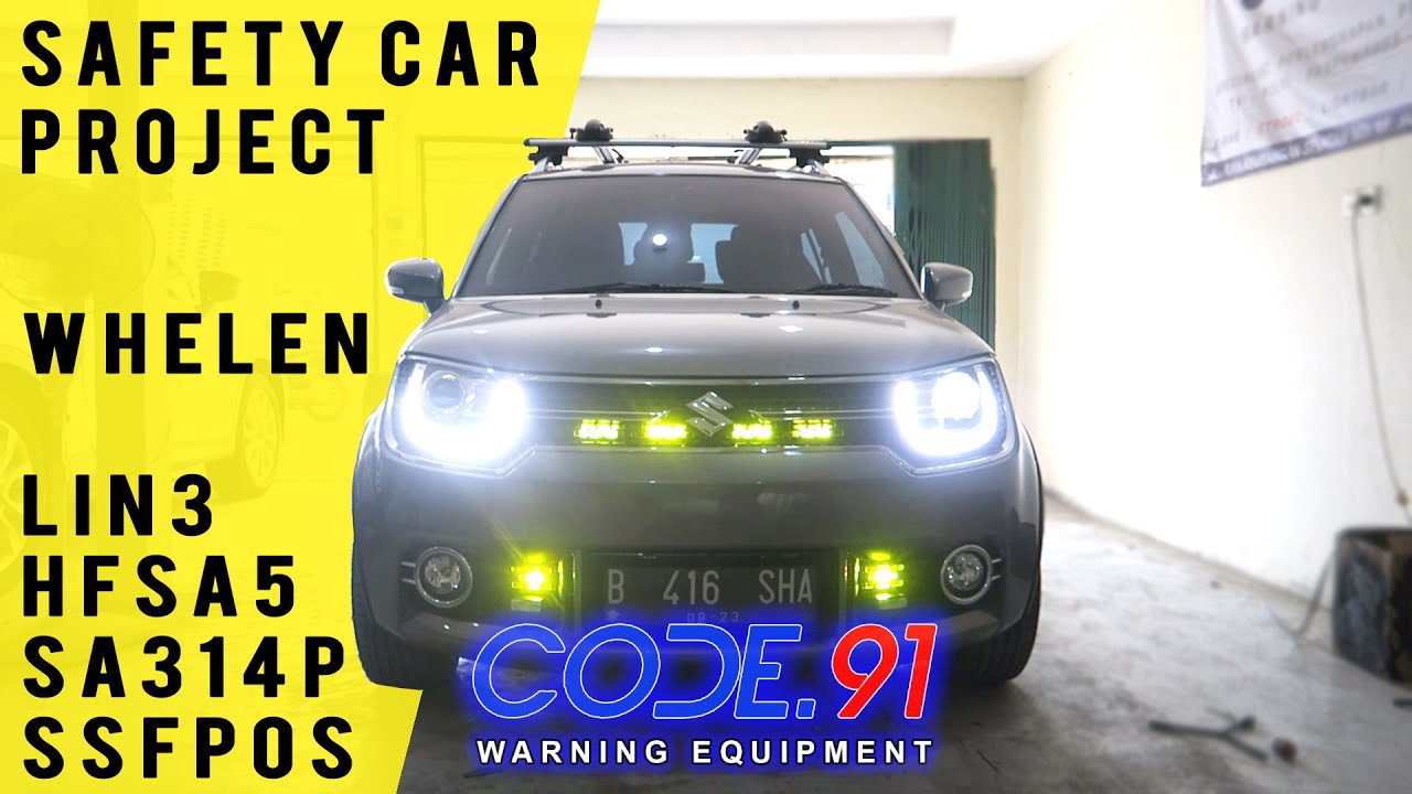 Suzuki Ignis w/ Whelen 295 HFSA5 , SSFPOS ( Wig Wag ) , SA314p , LIN3 ...