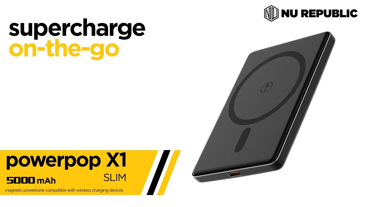 Nu Republic| Powerpop X1|Wireless Powerbank - YouTube