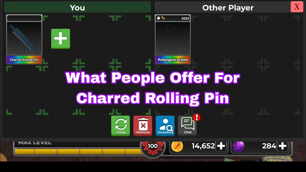 What People Offer For Charred Rolling Pin || 🔪Survive The Killer - YouTube