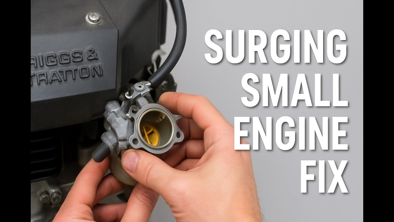 How to Fix a Surging Briggs & Stratton / Vanguard Engine FAST ...