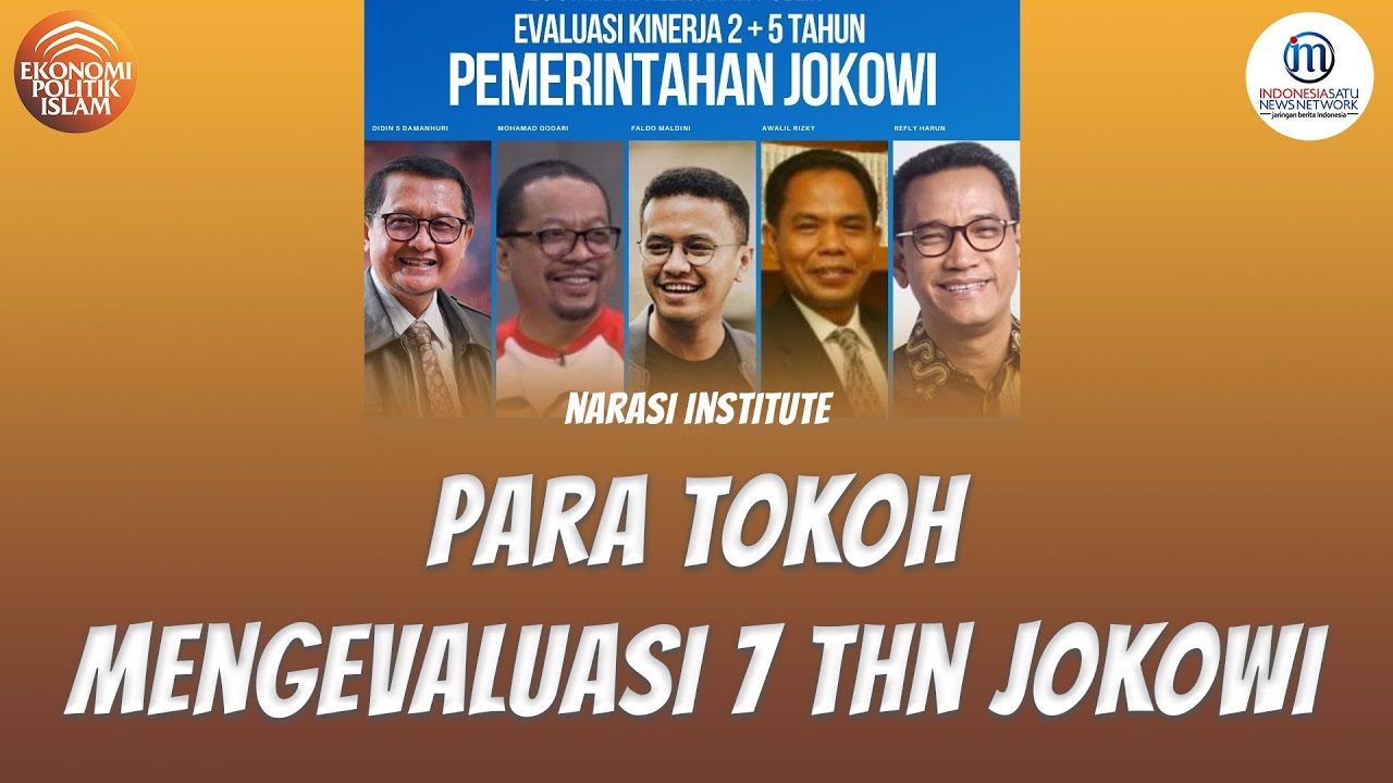🔴 LIVE! BERHASILKAH 7 THN PEMERINTAHAN JOKOWI? INI DEBAT TOKOH PRO VS ...