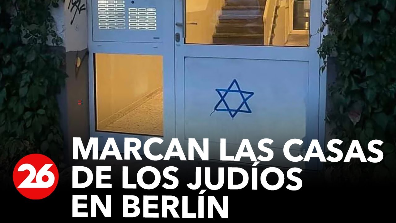 EN VIVO | Marcan las casas de los judíos en Berlín - YouTube