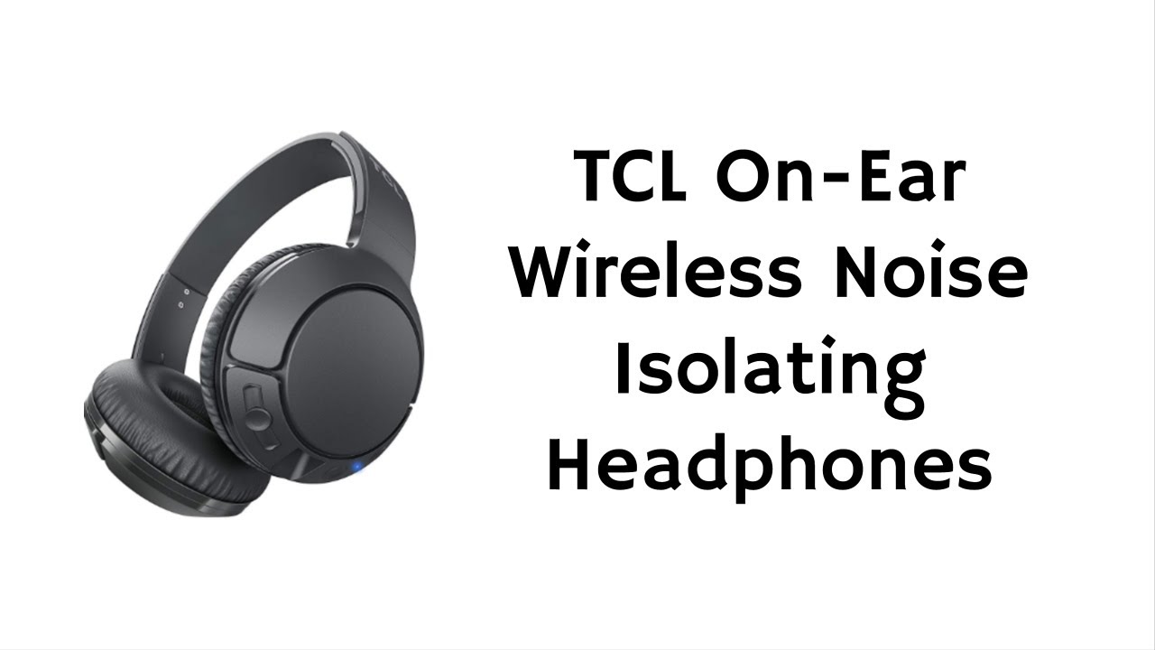 TCL MTRO200BT On Ear Wireless Noise Isolating Headphones with Built in ...