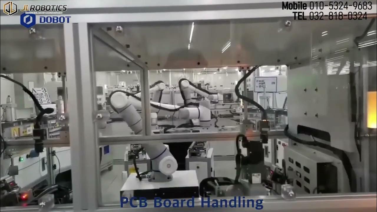 [제이엘로보틱스]PCB Board Handling - YouTube