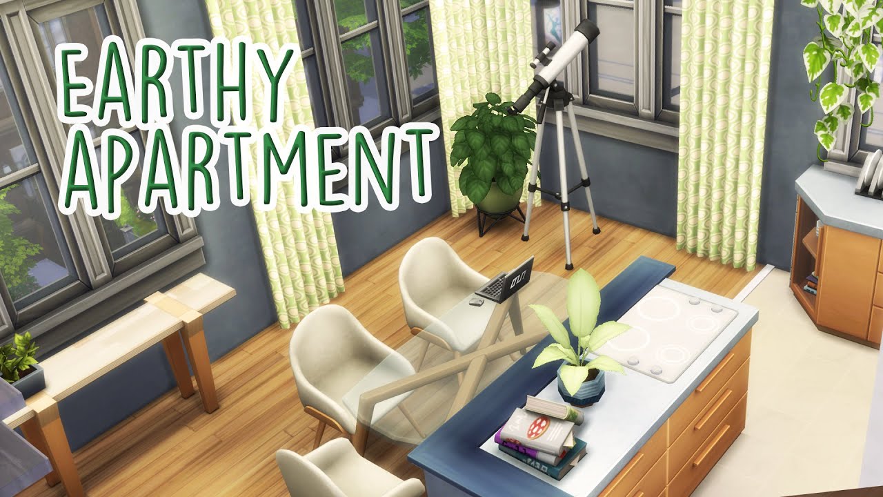 Sims 4 | Apartment Renovation | Earthy Apartment - YouTube