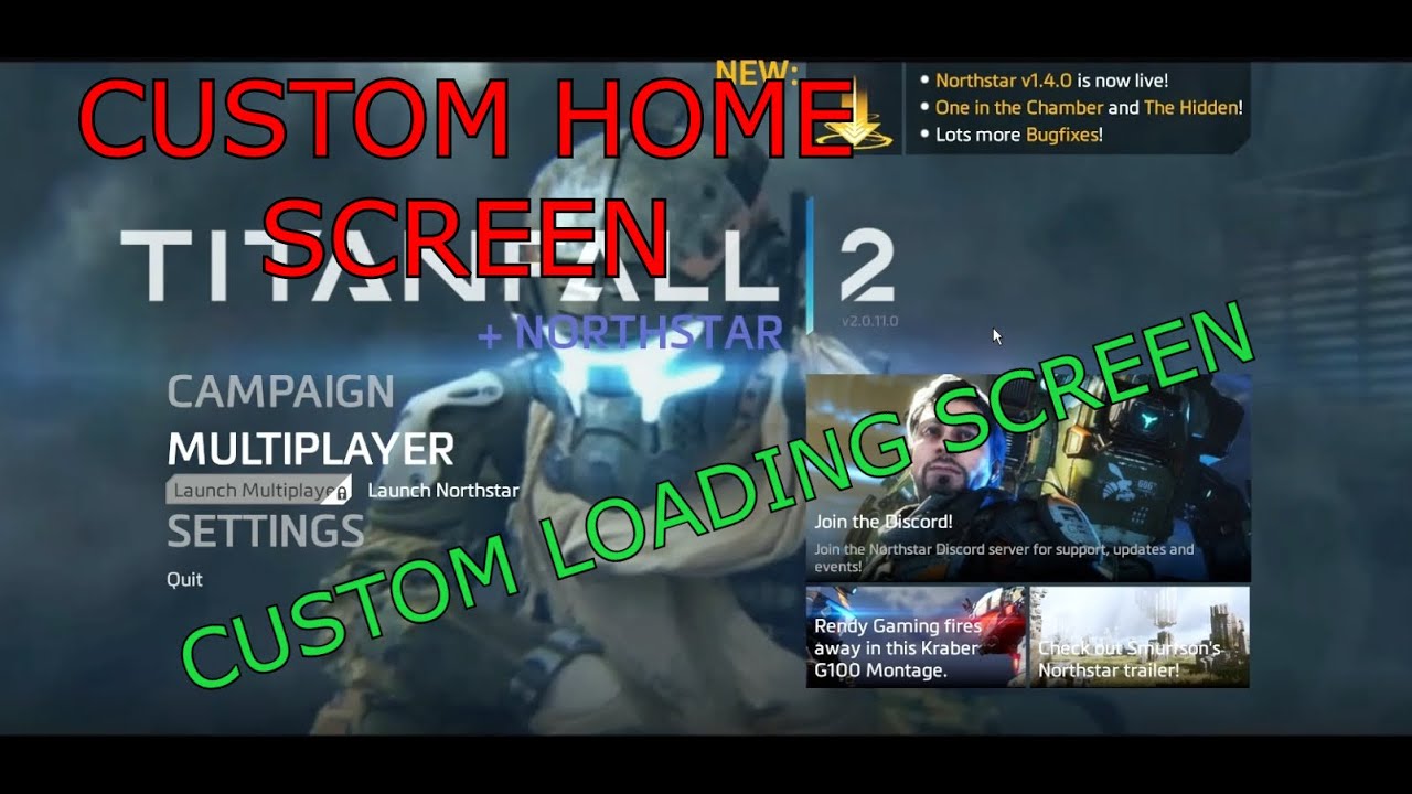 Titanfall 2 Custom Main Menu + Custom Intros - YouTube