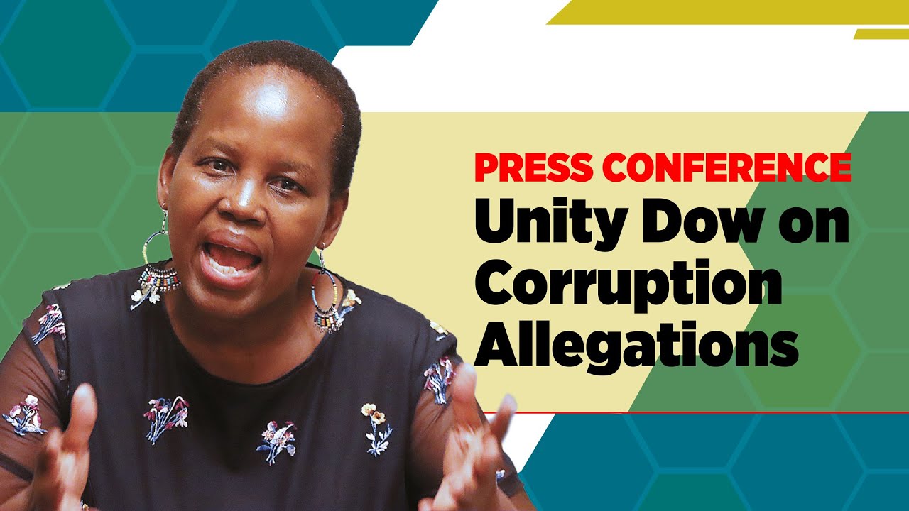 Unity Dow on Corruption Allegations - YouTube