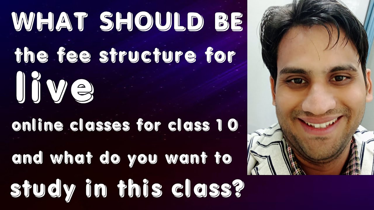 information for online live classes for class 10 | give me your ...
