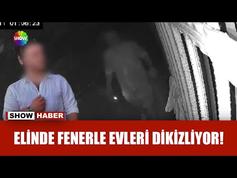 Pencerelerden evlerin içine bakıyor